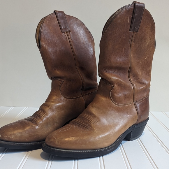 Justin Boots | Shoes | Justin Cowboy Boots Mens 12 D Style 3250 Tan ...